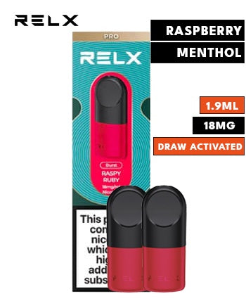 Raspy Ruby Prefilled Pro Pod by Relx – London Vape House